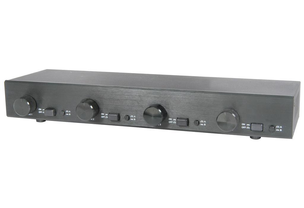 2:4 Audio Management Speaker Selector With Volume Controls