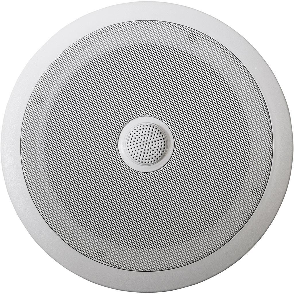Round Ceiling Speakers With Directable Tweeter - Pair