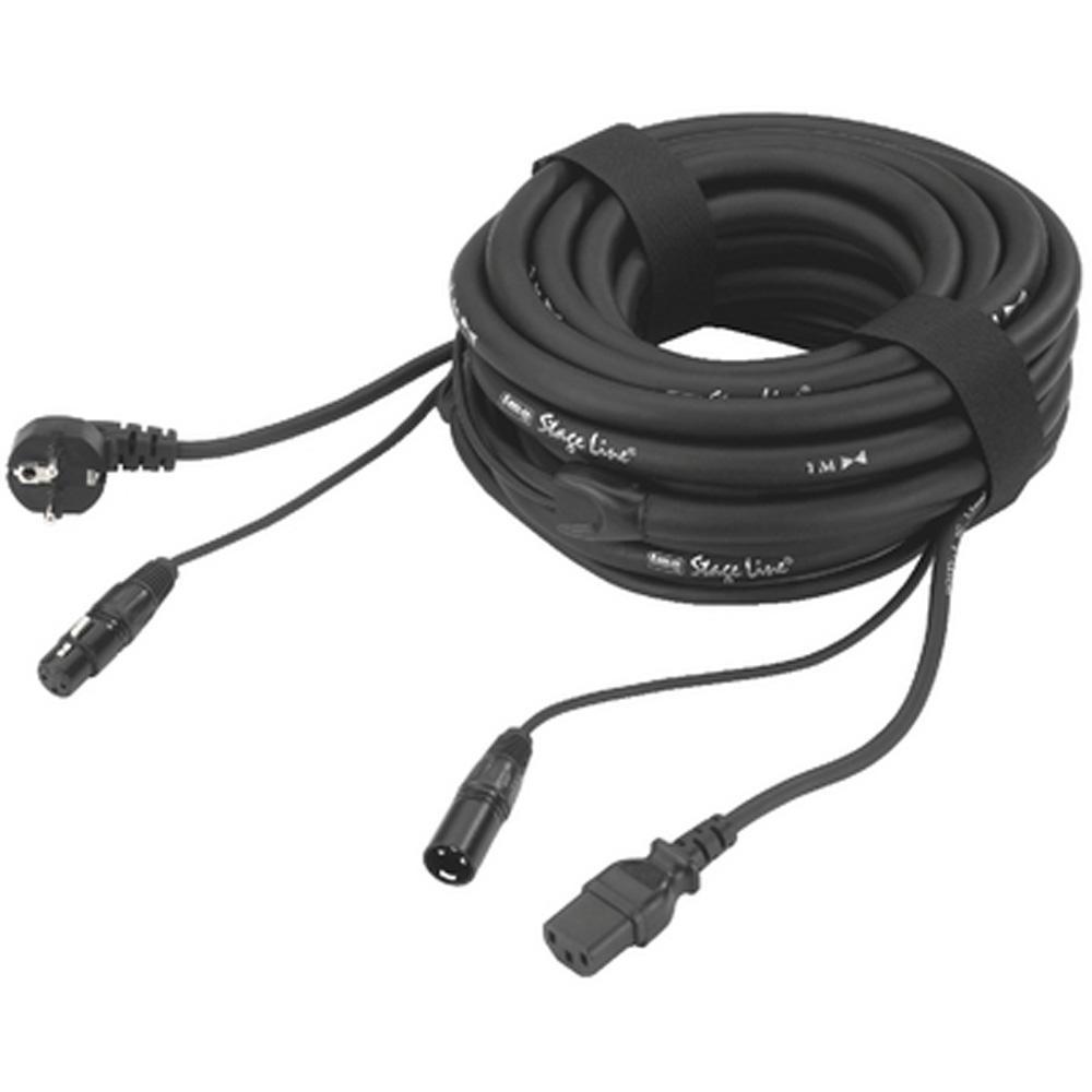 MSC-115AC/SW Combined Mains And XLR Cable