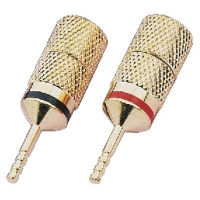 Pair of Cable Pins High-quality, gold-plated version with 2mm pin