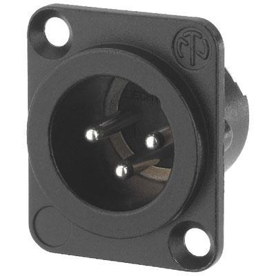 NC-3xDLXBAG Neutrik XLR Chassis Connectors