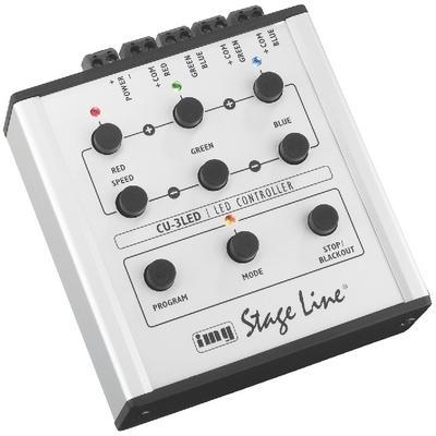 IMG Stageline CU-3LED 3-Channel LED Controller for 12 or 24V LEDs