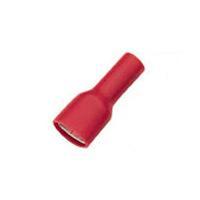 4.75mm Shrouded Female Blade Crimp Terminal (Pack of 10) - Red