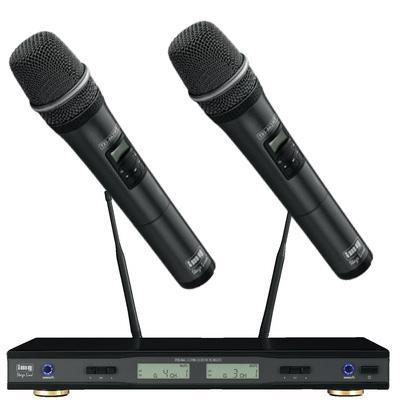 IMG Broadcast Quality Dual Channel Wireless Hand Held Microphone