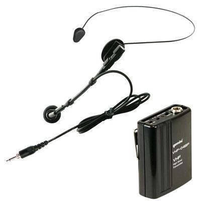 Gemini VHF Body Pack & Headset/Tie-Clip Mic Combo