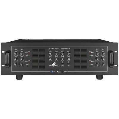 Monacor PA-4150 Mono PA Mixing Amplifier 4 x 150W RMS