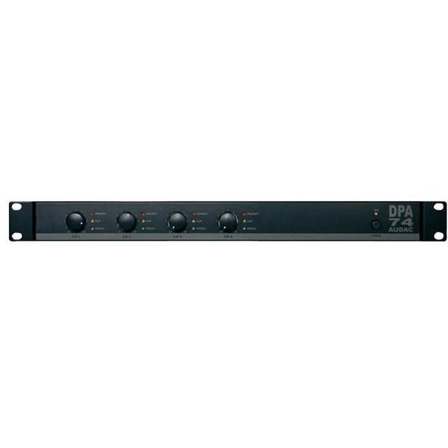 Audac DPA74 Quad Channel Class D Amplifier 4 x 75W | Cybermarket
